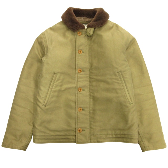 【中古】ザリアルマッコイズ THE REAL McCOY'S N-1 デモテックス DEMOTEX-ED デッキ ジャケット ブルゾン