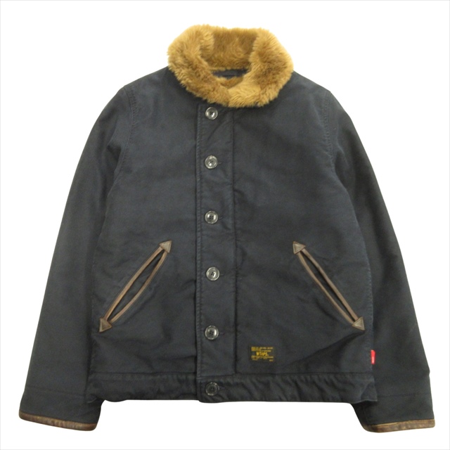 【中古】15aw ダブルタップス WTAPS デッキ ジャケット コットンコード N-1 JACKET COTTON COAD ブルゾン 裏ボア