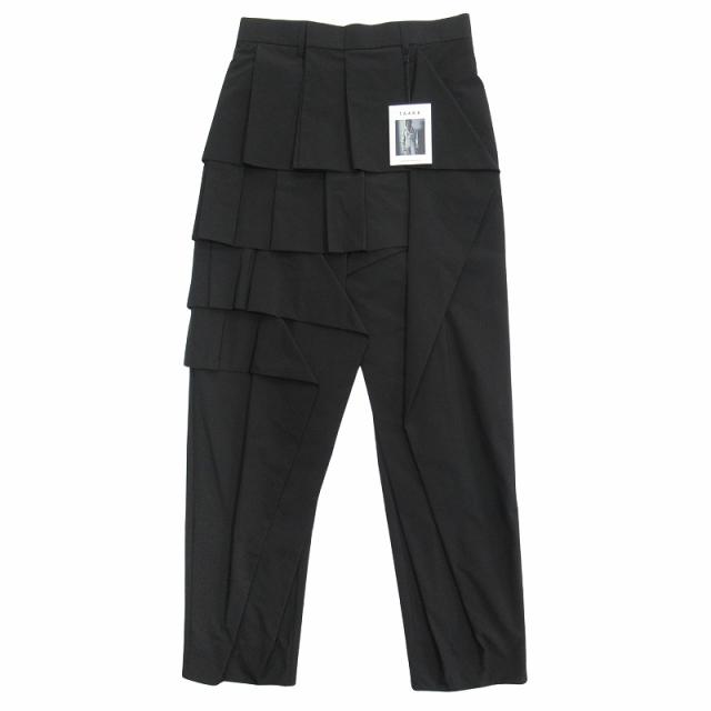 【中古】未使用品 25ss ターク TAAKK ラッフル フリル ワイド パンツ 