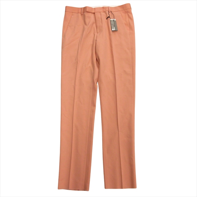 【中古】未使用品 20ss ディオール Dior パンツ スラックス ウール 無地 センタープレス 013C120A5180 50 ピンク