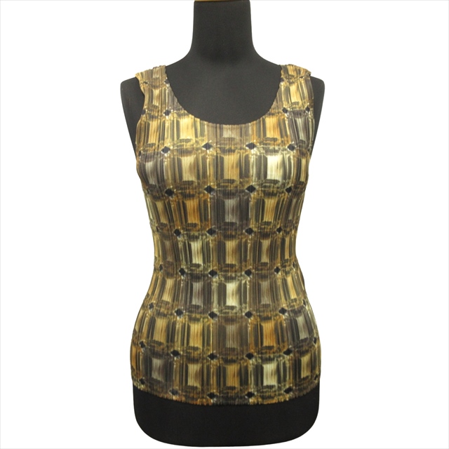 【中古】美品 97aw プリーツプリーズ PLEATS PLEASE イッセイミヤケ ISSEY MIYAKE 90's 宝石 ノースリーブカットソー