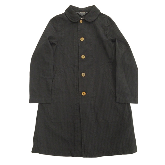 【中古】15aw コムコム コムデギャルソン COMME des GARCONS ポリ縮絨 ラウンドカラー コート ジャケット ブルゾン