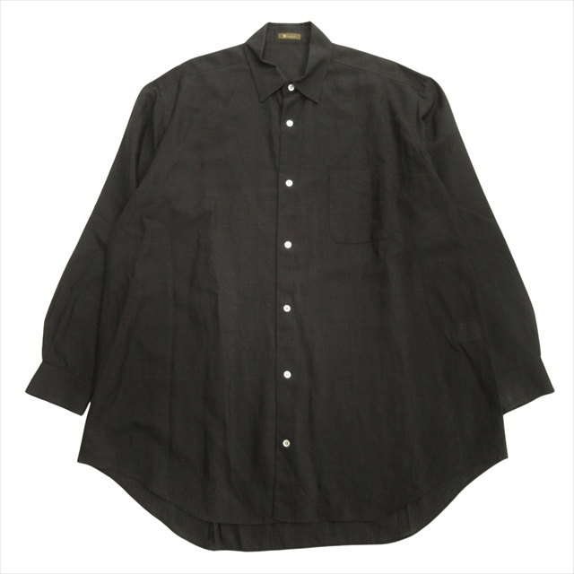 【中古】美品 99aw ワイズフォーメン Y's for men ヨウジヤマモト レーヨン リネン オーバーサイズ シャツ