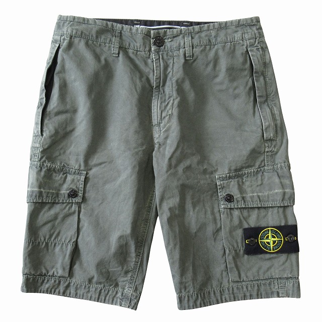 【中古】24SS ストーンアイランド STONE  バミューダ ショーツ ショート パンツ カーゴ コンパスバッジ ◆７