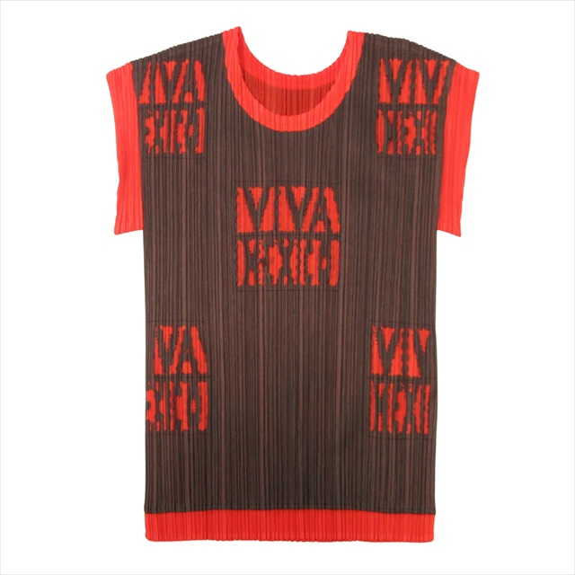 【中古】美品 16aw プリーツプリーズ PLEATS PLEASE イッセイミヤケ ISSEY MIYAKE レイヤード カットソー Tシャツ