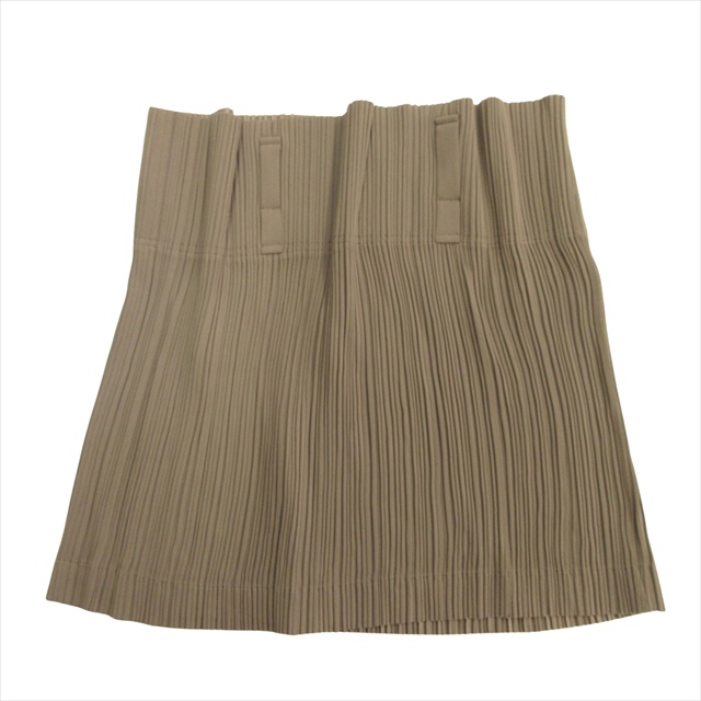 【中古】美品 95aw イッセイミヤケ ISSEY MIYAKE プリーツ加工 ミニ スカート スクエア 90's オールド ビンテージ