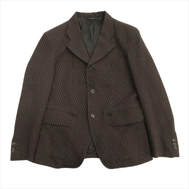 【中古】ミハラヤスヒロ MIHARA YASUHIRO ヘリンボーン 3B テーラード ジャケット ブレザー ウール 旧タグ オールド