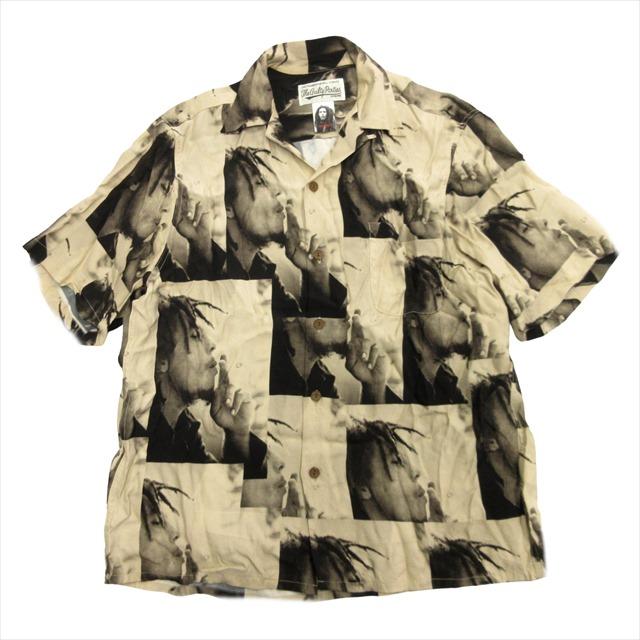 【中古】ワコマリア WACKO MARIA ボブマーリー BOB MARLEY ハワイアン シャツ HAWAIIAN SHIRT アロハシャツ