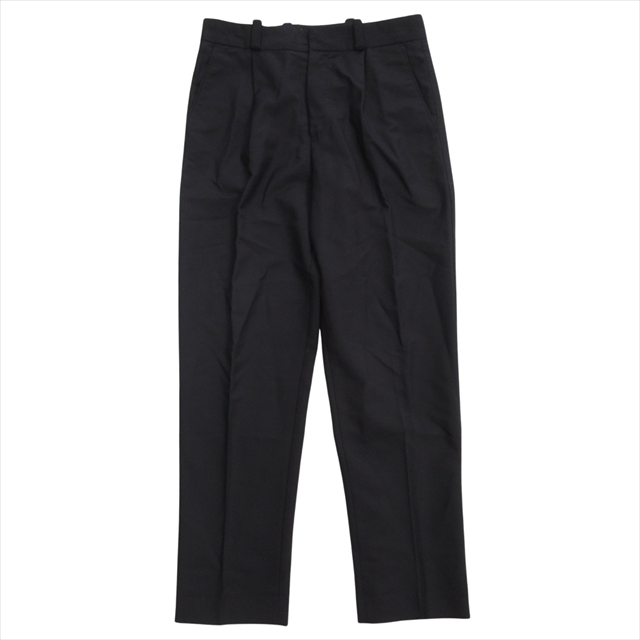 【中古】アクネ ストゥディオズ Acne Studios ウール モヘヤ パンツ スラックス 無地 44 ネイビー メンズ