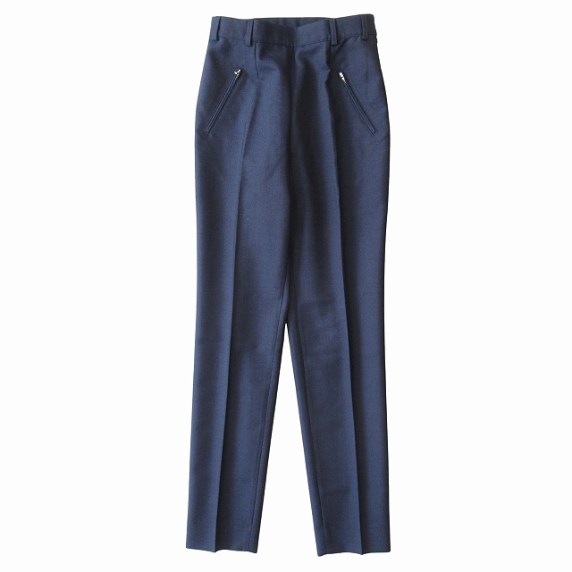 【中古】美品 21AE メゾンマルジェラ 4 Maison Margiela 4 モヘヤ混 スリム スラックス パンツ 4ステッチ サイズ40