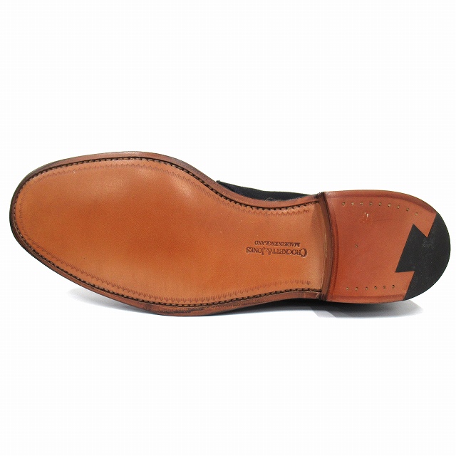 【中古】未使用品 クロケット&ジョーンズ CROCKETT&JONES "CHUKKA" チャッカ ブーツ シューズ スエードレザー ◆８