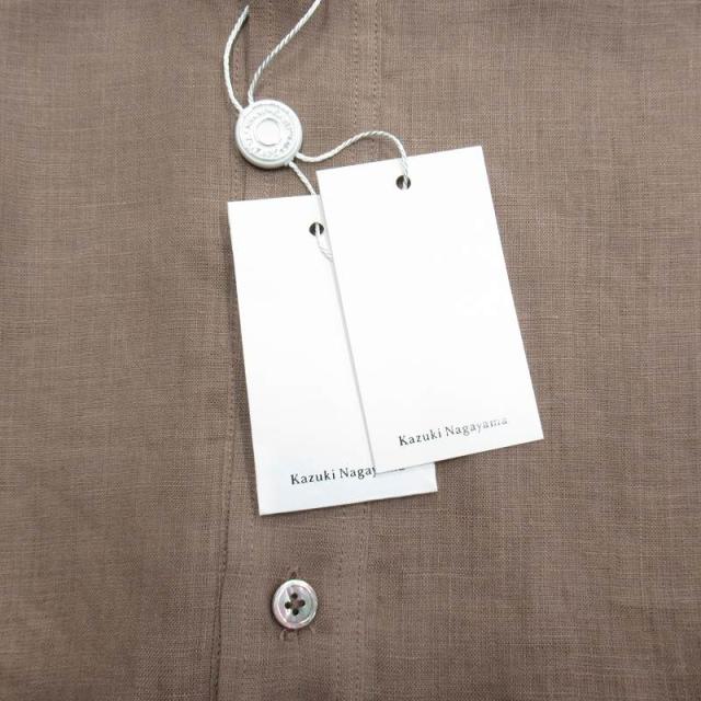 中古】未使用品 22ss カズキナガヤマ Kazuki Nagayama バンドカラー