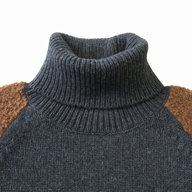 【中古】極美品 20AW エルメス HERMES カシミヤ アルパカ タートルネック ニット セーター カットソー サイズXS ◆６ 中古】極美品 20AW エルメス HERMES カシミヤ アルパカ タートルネック