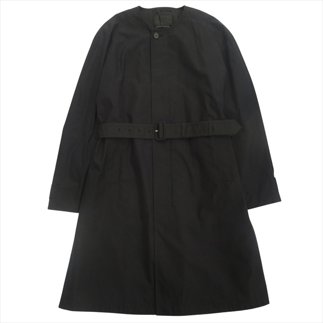 【中古】美品 プラダ スペシャルエディション PRADA Special Edition ノーカラー コート ジャケット ブルゾン 比翼