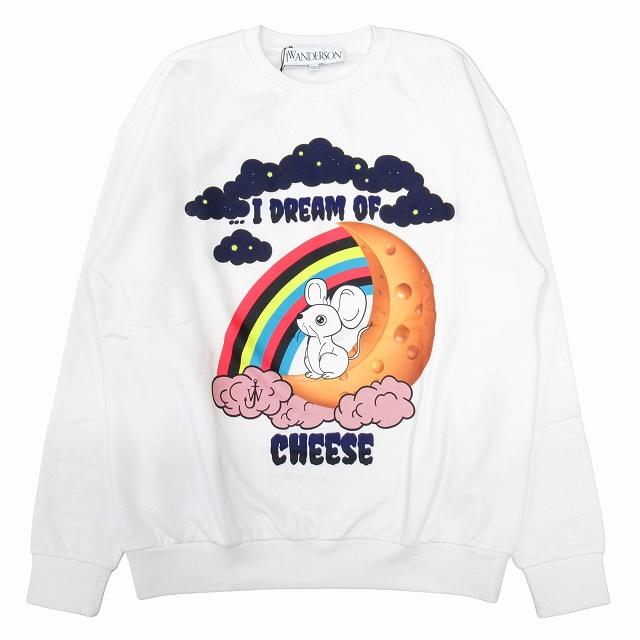 【中古】未使用品 ジェイダブリューアンダーソン JWアンダーソン J.W.ANDERSON DREAM OF CHEESE スウェット シャツ