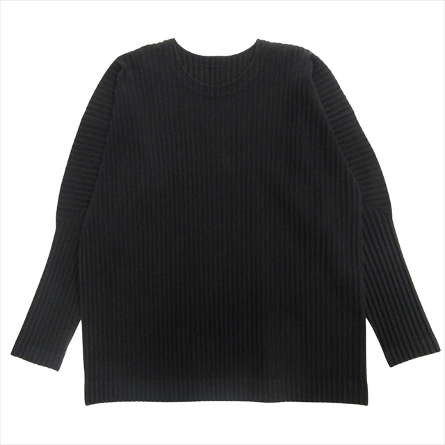 【中古】19ss オムプリッセイッセイミヤケ HOMME PLISSE ISSEY MIYAKE プリーツ加工 ウールライク カットソー