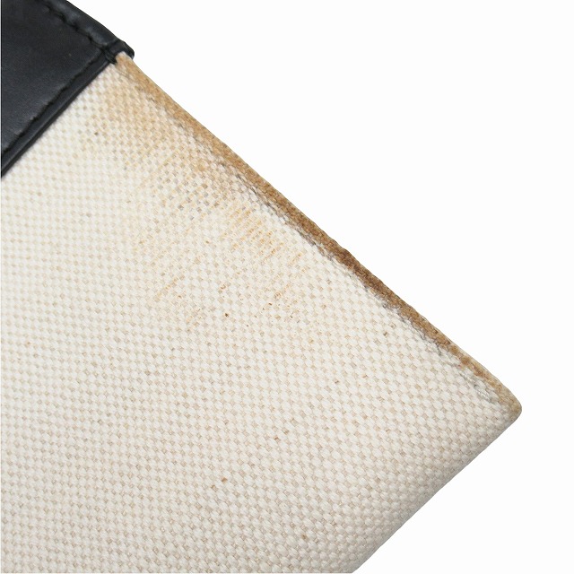 【中古】バレンシアガ BALENCIAGA "CABAS" カバス XS 2way ショルダー ハンド バッグ キャンバス レザー ロゴ 390346