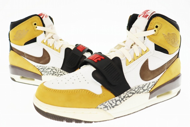 【中古】ナイキ NIKE AIR JORDAN LEGACY 312 ROOKIE OF THE YEAR  AV3922-102 28.5 イエロー ●▲■250714 メンズ
