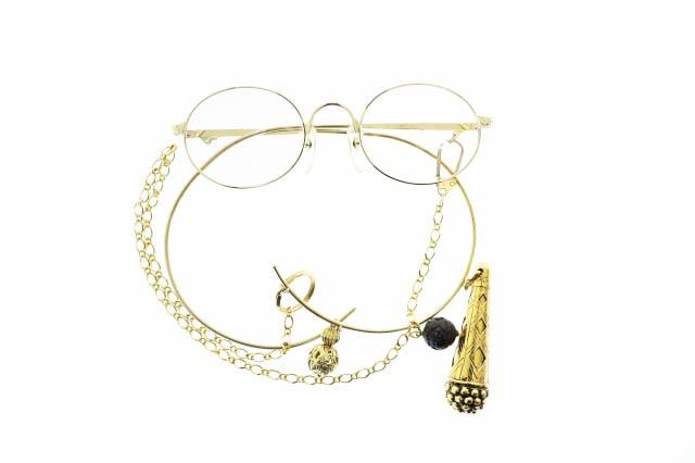 【中古】ジャンポールゴルチエ Jean Paul GAULTIER ARCHIVE アーカイブ 90s 装飾 つる巻 サングラス メガネ 眼鏡