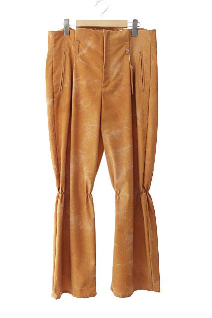 【中古】Nobuyuki Matsui ノブユキマツイ 24AW Sand Pants サンド パンツ 泥染 シンチバック 2 ベージュ●■241117