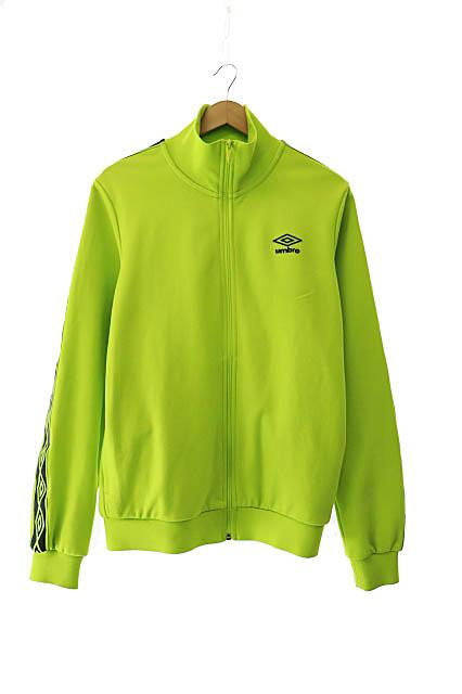 【中古】アンブロ UMBRO ×Aitor Throup アイタースロープ ロゴ ライン トラック ジャケット ジャージ M 緑 250116