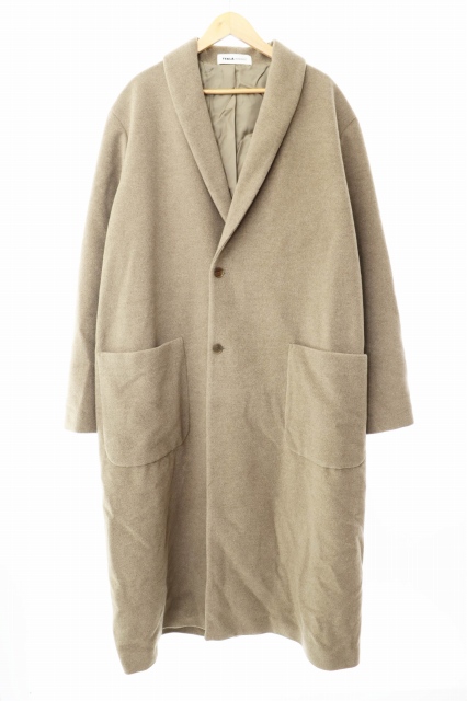 【中古】オーラリー AURALEE ×TEKLA テクラ 24AW ROBE COAT ローブコート A24AC01AT 5 ベージュ ●■250118 メンズ