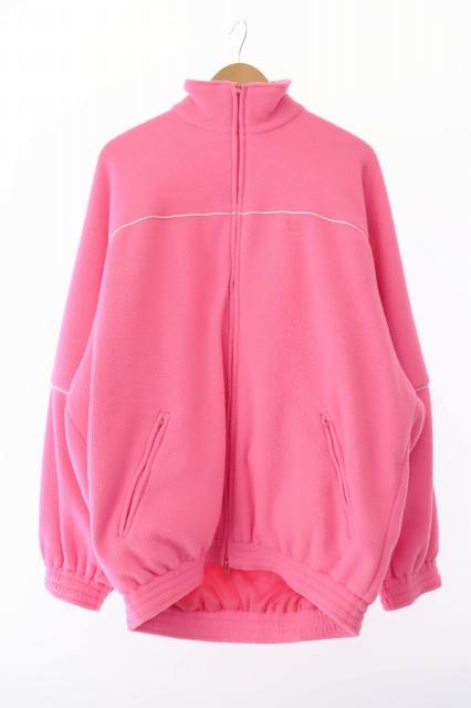 【中古】バレンシアガ BALENCIAGA フリース トラック ジャケット 643053 TJQ32 2020 34 ピンク ☆AA★■ 250216