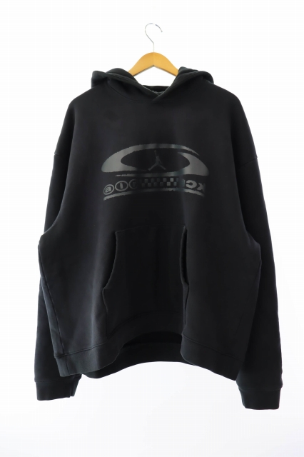 【中古】ナイキ NIKE ×トラヴィススコット ジョーダン 2 プルオーバー フーディー パーカー XL ブラック ☆AA★250228