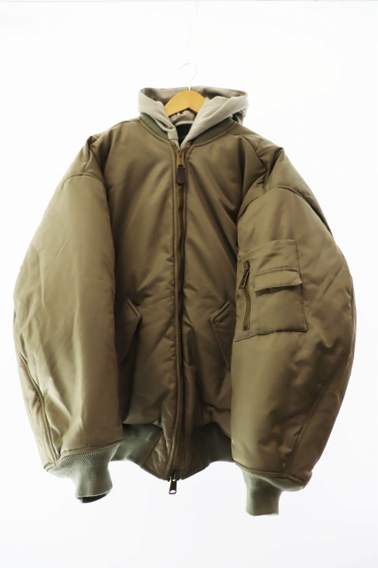 【中古】バレンシアガ BALENCIAGA 23SS オールイン ボンバー ジャケット 746456 1 カーキ ☆AA★ 250302