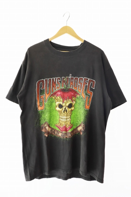 【中古】ヴィンテージ 90s 1992 ガンズ アンド ローゼス バッド アップル 半袖 Tシャツ バンドT L ☆AA★250618