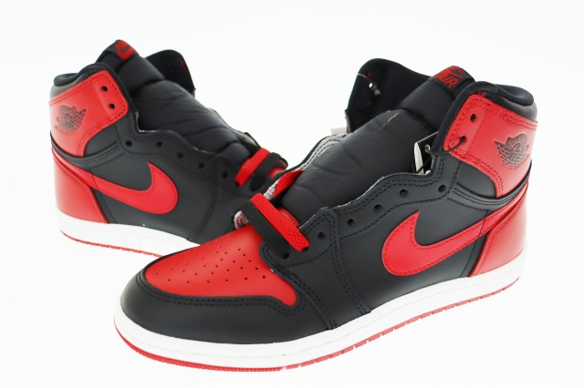 【中古】ナイキ NIKE AIR JORDAN 1 HIGH 85 Bred 2025 エアジョーダン1 ハイ ブレッド HV6674-067 26.5 ▲■250304