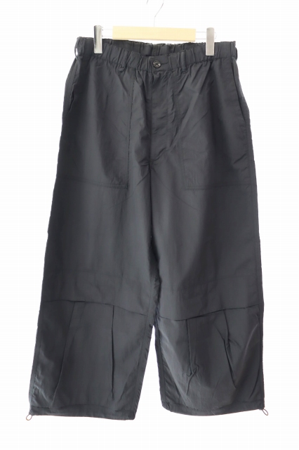 【中古】サスクワッチファブリックス ナイロン カーゴ パンツ 25SS-PA9-014 L 黒 ブラック●■