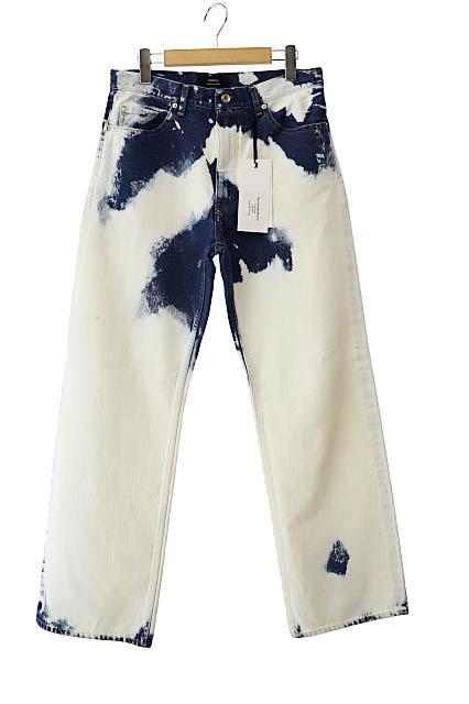 【中古】ensou エンソウ 25SS Big-E 4PK Jeans-Bleached ブリーチ加工 デニム パンツ ジーンズ 32 ●■250405