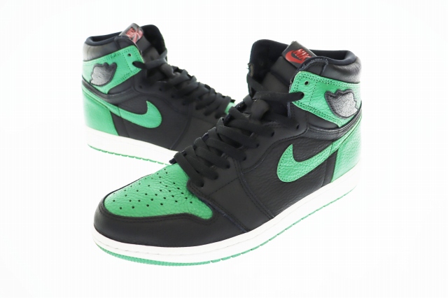 【中古】ナイキ NIKE AIR JORDAN 1RETRO HIGH OG PINE GREEN 2020 エアジョーダン1 ハイ 555088-030 ▲■ 250409