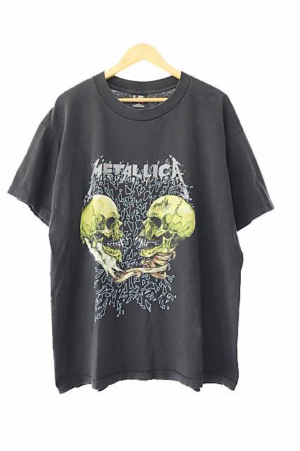 【中古】ヴィンテージ VINTAGE LLICA メタリカ 90S 1994 PUSHEAD GIANT パスヘッド 半袖 Tシャツ バンT XL 250418