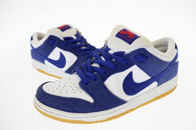 【中古】ナイキ ダンク ロー ロサンゼルス ドジャース 27 ディープロイヤルブルー ▲■ 250501