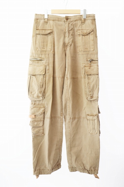 【中古】ディー&ジー ドルガバ ドルチェ&ガッバーナ D&G 00s マルチポケット カーゴ パンツ ☆AA★●250516