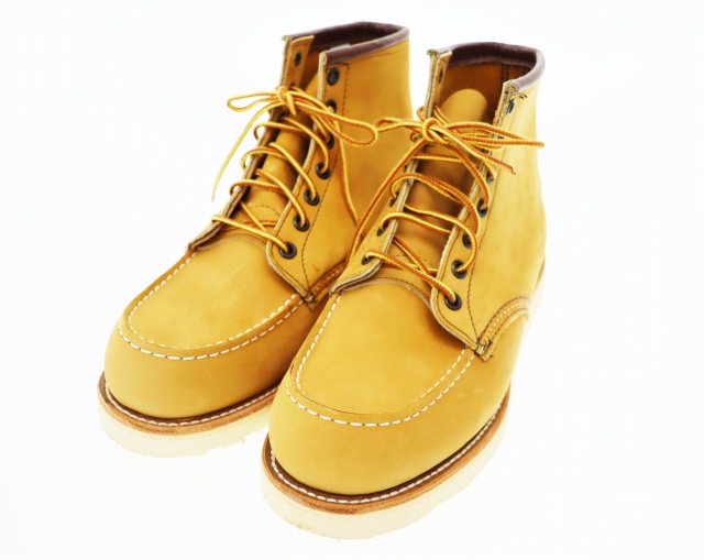 【中古】レッドウィング REDWING 00s 2000年製 2878 刺繍羽タグ アイリッシュセッター ブーツ US7 ベージュ ▲250508