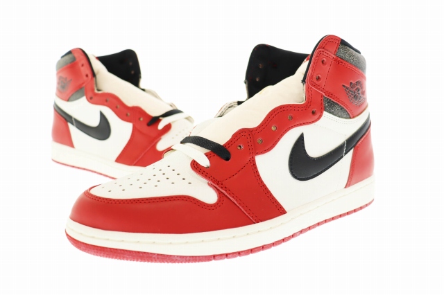 【中古】ナイキ NIKE AIR JORDAN 1 RETRO HIGH OG CHICAGO LOST & FOUND エアジョーダン シカゴ ロストファウンド 28.5