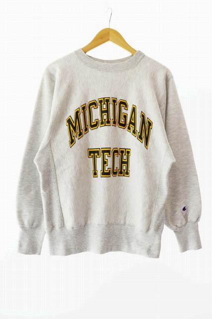 【中古】CHAMPION 90s USA製 Reverse Weave Sweatshirt MICHIGAN TECH リバースウィーブ スウェット 250517