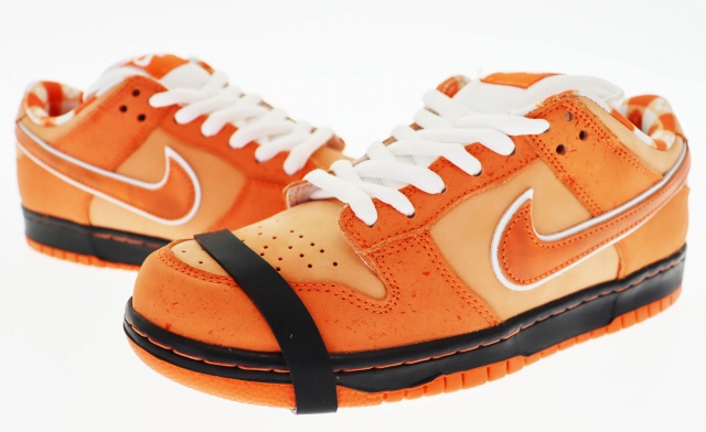 【中古】ナイキ NIKE ×Concepts コンセプツ SB DUNK LOW SP Orange Lobster ダンク ロー fd8776-800 26 ●▲■250629