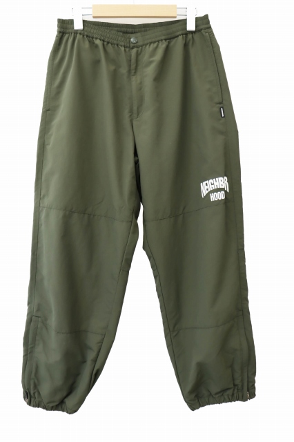 【中古】ネイバーフッド NEIGHBORHOOD 23SS TRAINING PANTS ロゴ トレーニング イージー パンツ M カーキ☆AA★250828