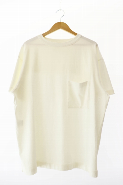 【中古】ルメール LEMAIRE Oversized Pocket Tshirt オーバーサイズ ポケット 無地 半袖Tシャツ M ☆AA★ 250811