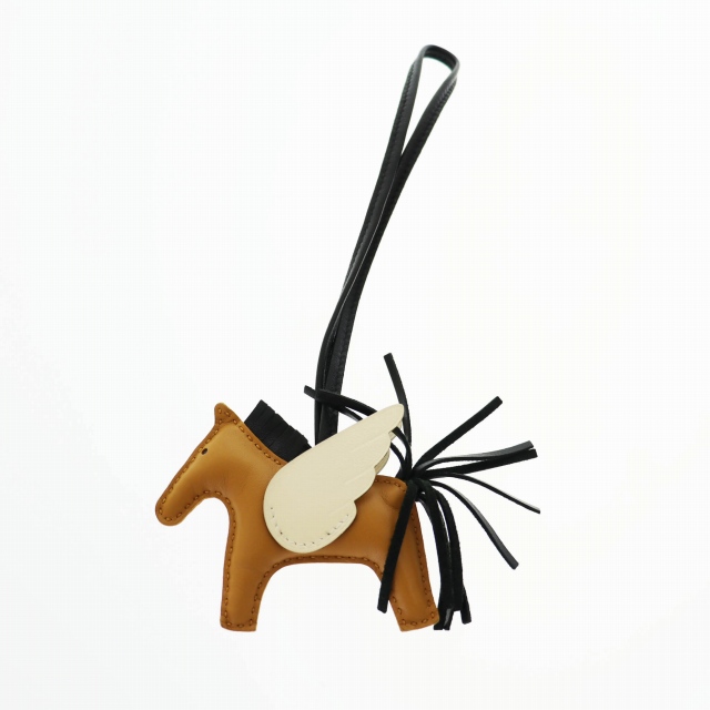 【中古】エルメス HERMES ロデオ ペガサスPM チャーム セサミ ブラック ナタ ☆AA★▲■ 250726