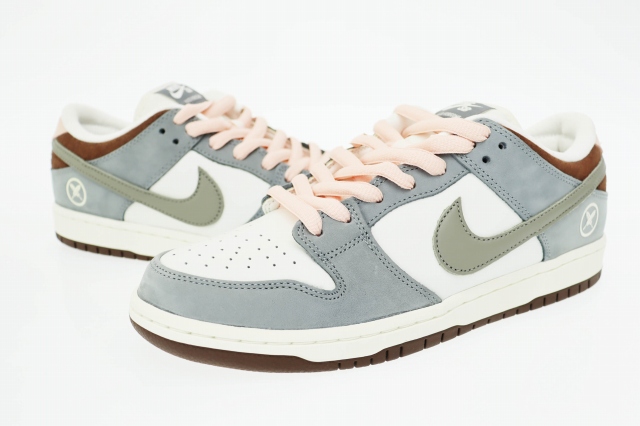 【中古】ナイキ NIKE ×Yuto Horigome 堀米雄斗 SB DUNK LOW PRO QS Wolf Grey ダンク ロー FQ1180-001 ▲■250708