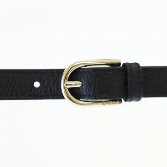 中古】フルラ FURLA ラフィア ショルダー バッグ 斜めがけ 巾着 黒