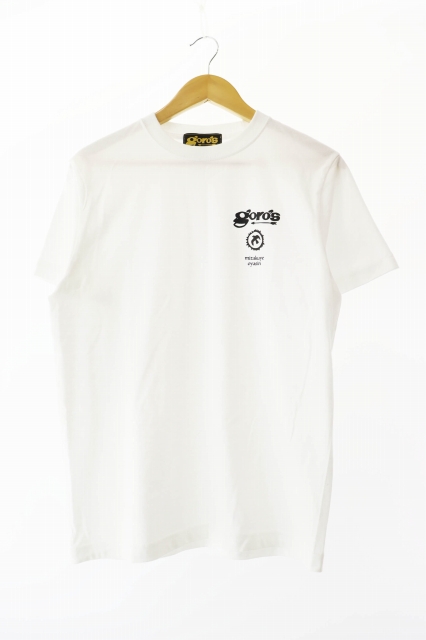 【中古】ゴローズ goro's Logo Print T-Shirt ロゴ プリント 半袖Tシャツ S 白 ホワイト 250717