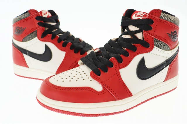 【中古】ナイキ NIKE AIR JORDAN 1 RETRO HIGH OG Lost & Found Chicago DZ5485-612 23 レッド ▲■250729 メンズ
