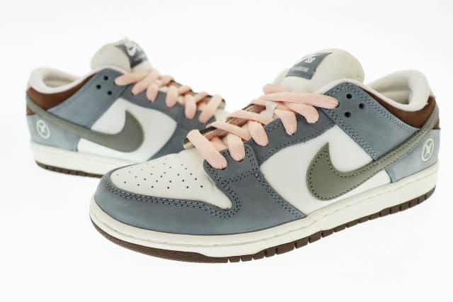 【中古】ナイキ NIKE ×Yuto Horigome 堀米雄斗 SB DUNK LOW PRO QS Wolf Grey ダンク ロー FQ1180-001 26 ▲■250730
