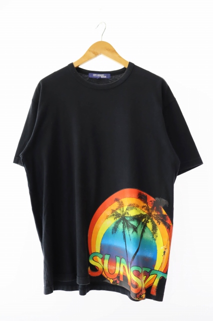 【中古】ジュンヤワタナベマン 03SS SUNSET T-SHIRT Archive アーカイブ プリント 半袖Tシャツ L ☆AA★ 250806